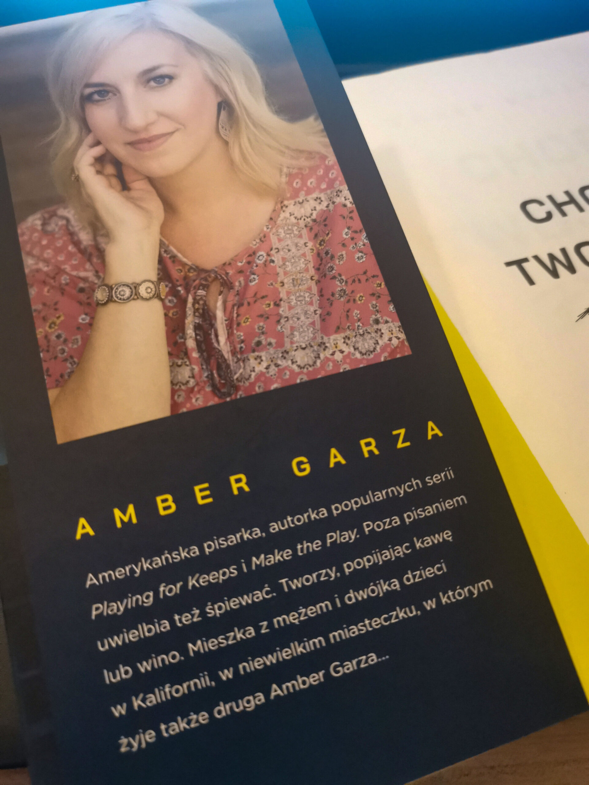 Kierunek Szczecin czyta – Garza Amber – Chcę Twojego życia. Marginesy ...